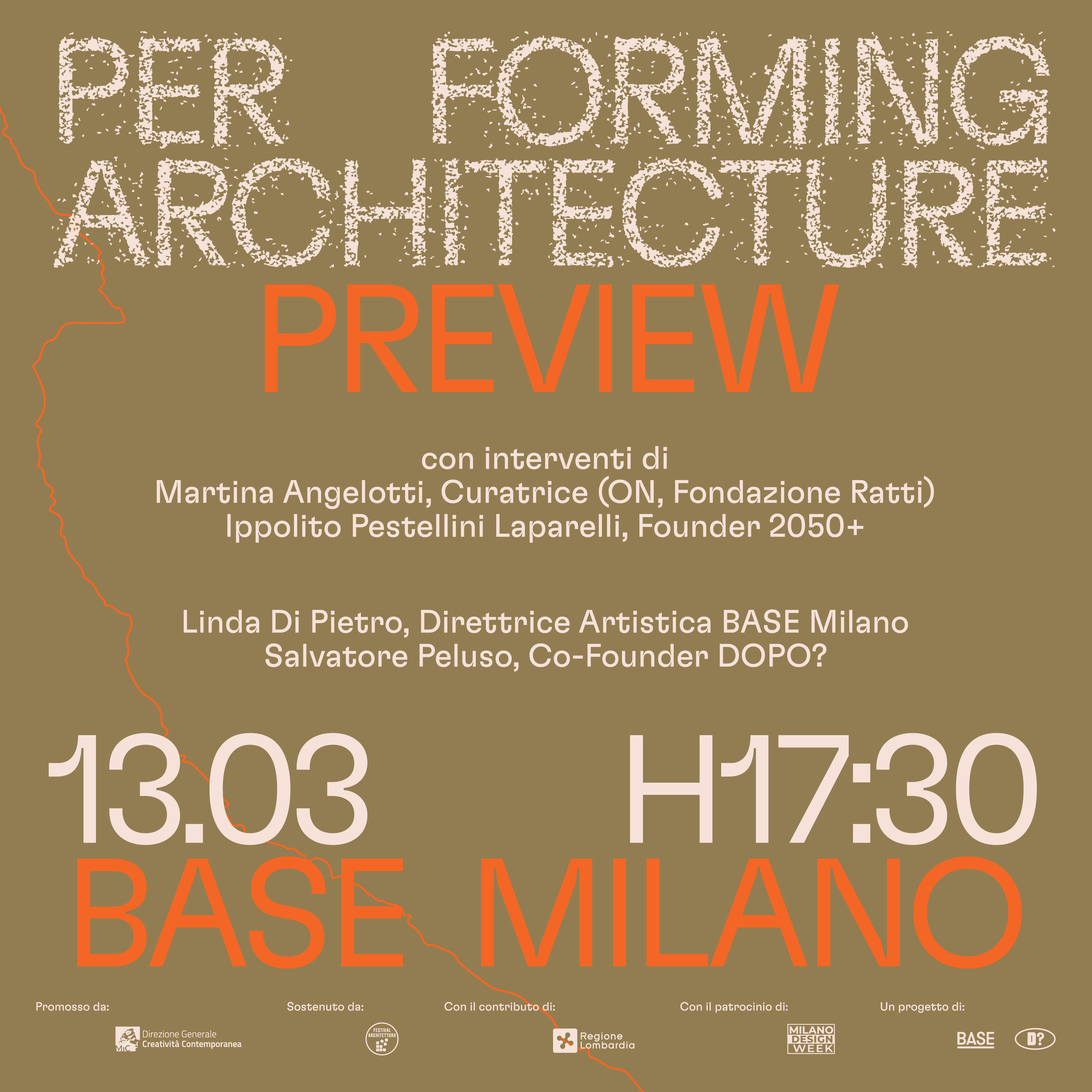 Preview: Performing Architecture - BASE Milano